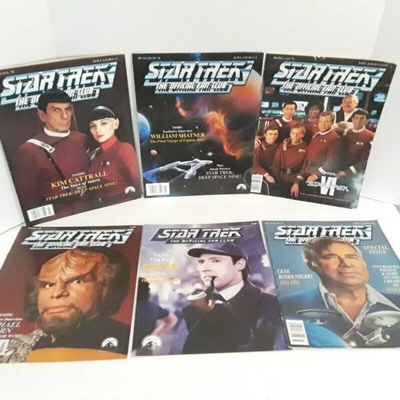 Office | Vintage Star Trek The Official Fan Club Magazines Lot Of 6 ...